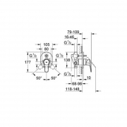 Grohe Bauflow Concealed Bath and Shower Mixer Series 29045000 ...
